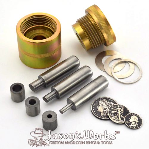 Classic Self Centering Coin Ring Punch Kit and Die Set (requires ...