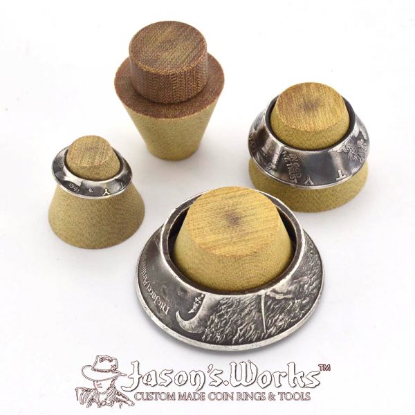 THE ORIGINAL Hardened Stainless Steel Coin Ring Anvil. Fix Wobbly Coin ...