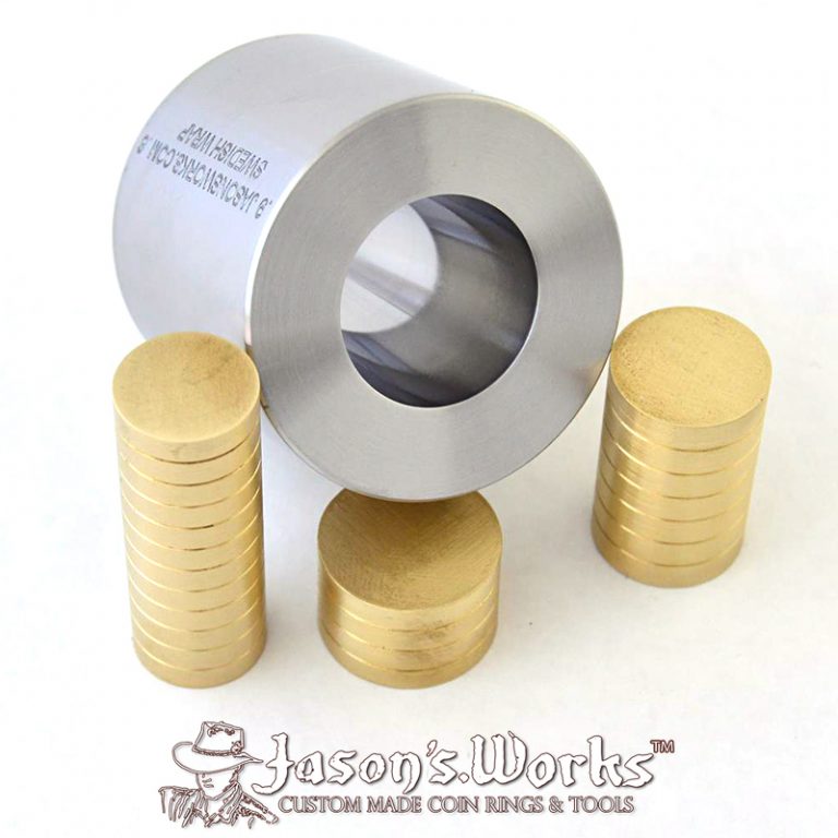 Classic Self Centering Coin Ring Punch Kit and Die Set. One punch and ...